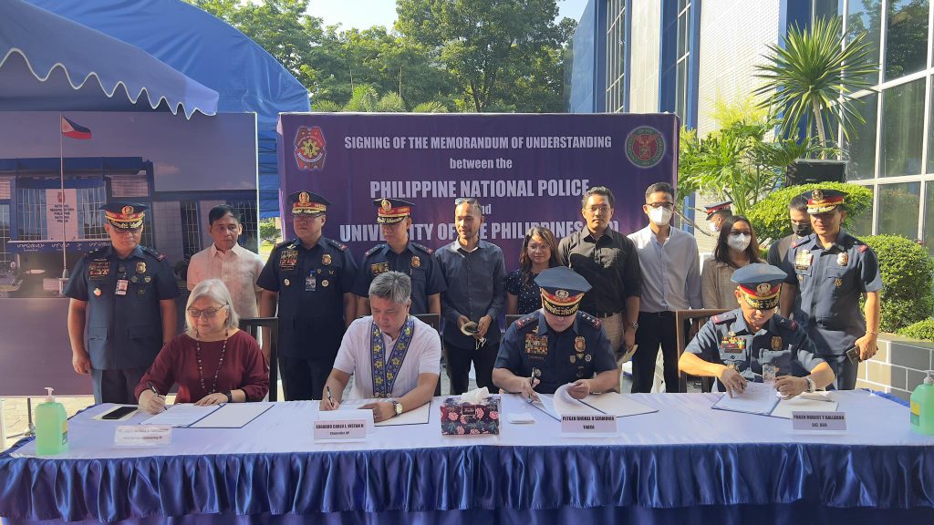 UP and PNP Sign MOU to Enhance Research Collaboration – UPD College of ...