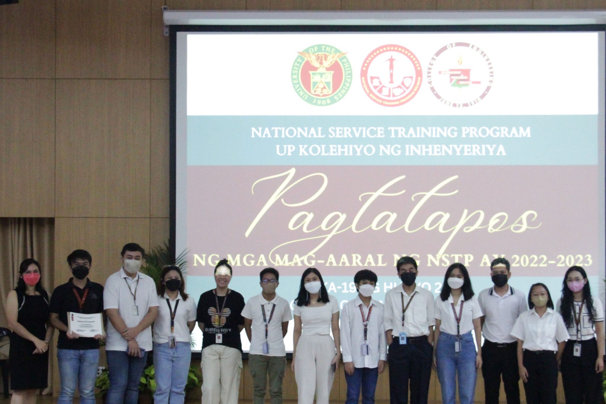 Graduation Program of UPD CoE NSTP Students – UPD College of Engineering